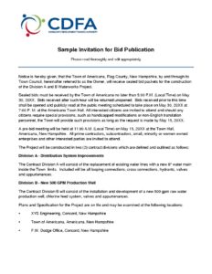 Attachment 7-12: Sample IFB Publication – Resources from NHCDFA