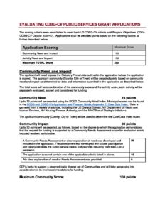 CDBG-CV Public Service Evaluation and Scoring_FINAL – Resources from NHCDFA