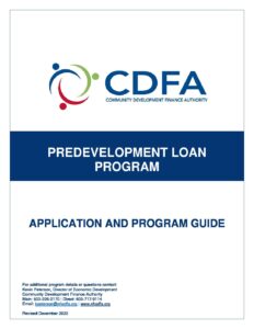 CDFA Predevelopment Application and Program Guide 2023 – Resources from NHCDFA