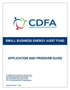 Small Business Energy Audit Fund Application and Program Guide 2023 – Resources from NHCDFA