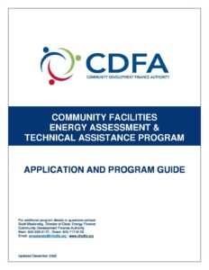 CDFA Community Facilties Energy Assessment Application and Program Guide 2024 – Resources from ...