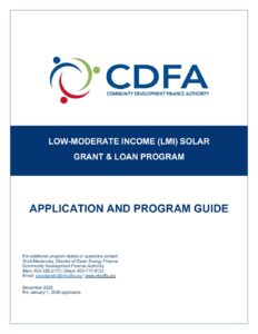 FINAL CDFA LMI Solar Application and Program Guide 2026 – Resources from NHCDFA